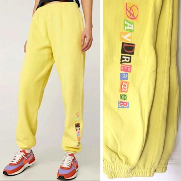 Daydreamer | Pants & Jumpsuits | Nwt Daydreamer Ransom Note Logo ...